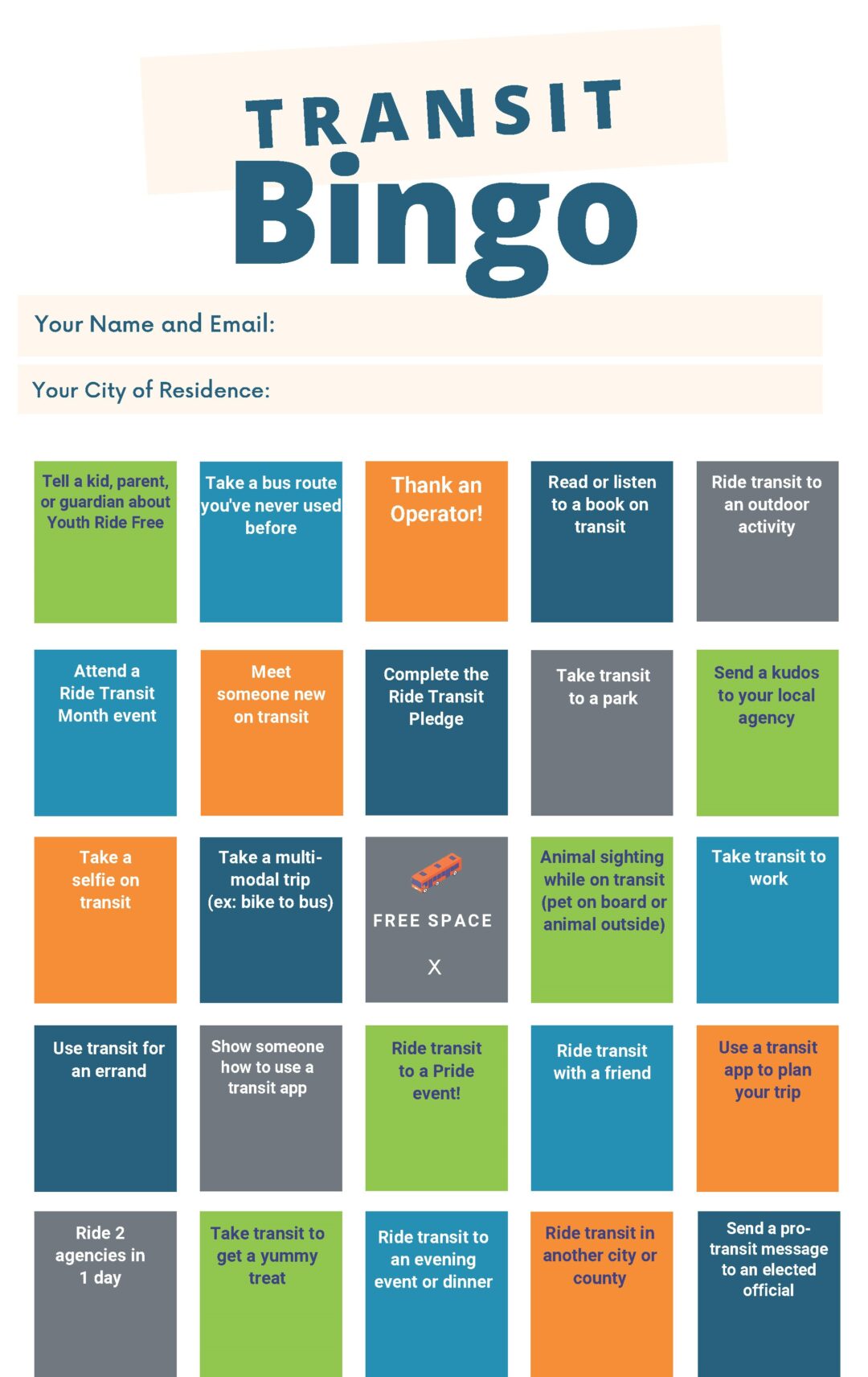 Ride Transit Month - Transportation Choices Coalition